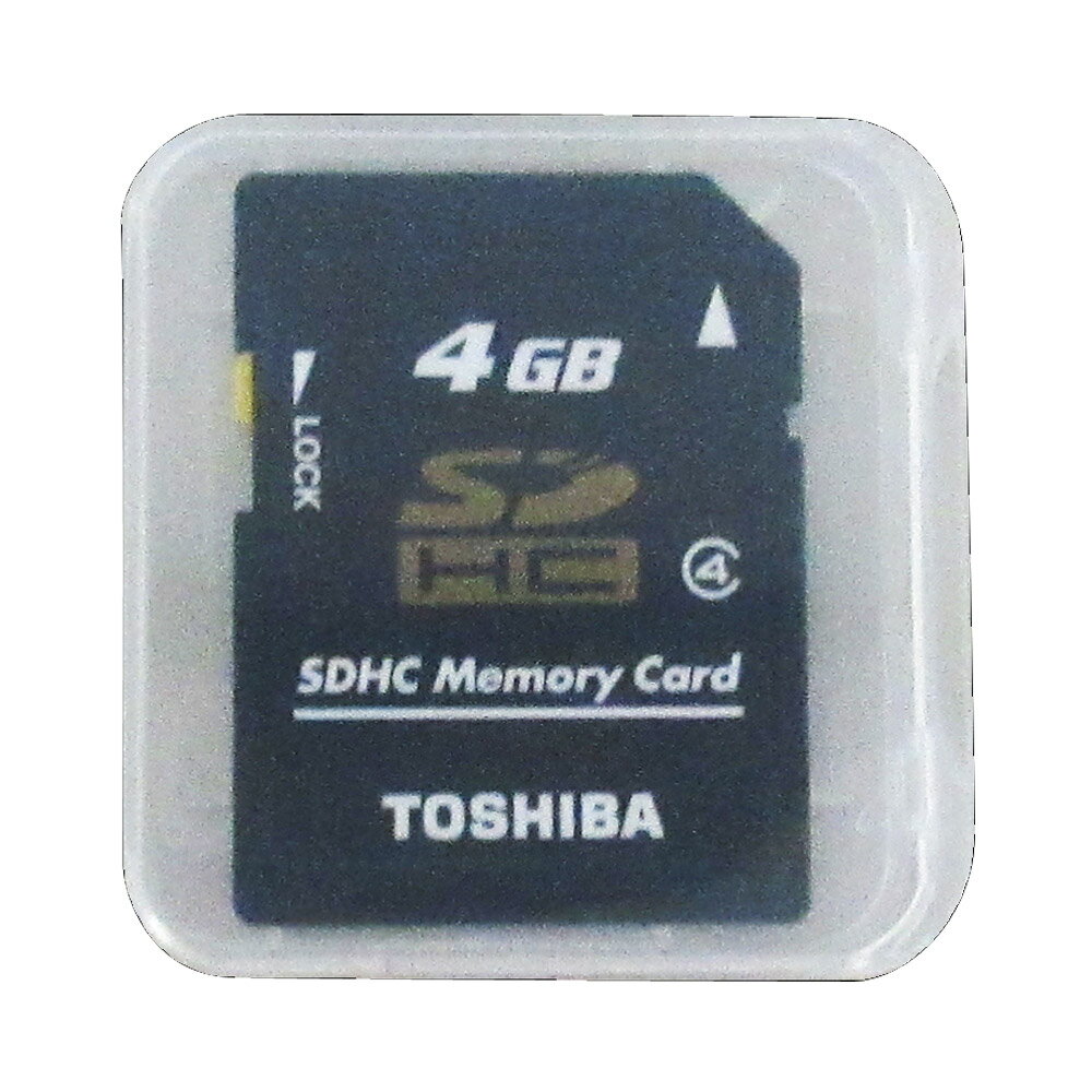 【楽天市場】内田商事 TOSHIBA 4GB SDHCカード ミニケース入 SD-L004G4-BLK | 価格比較 - 商品価格ナビ