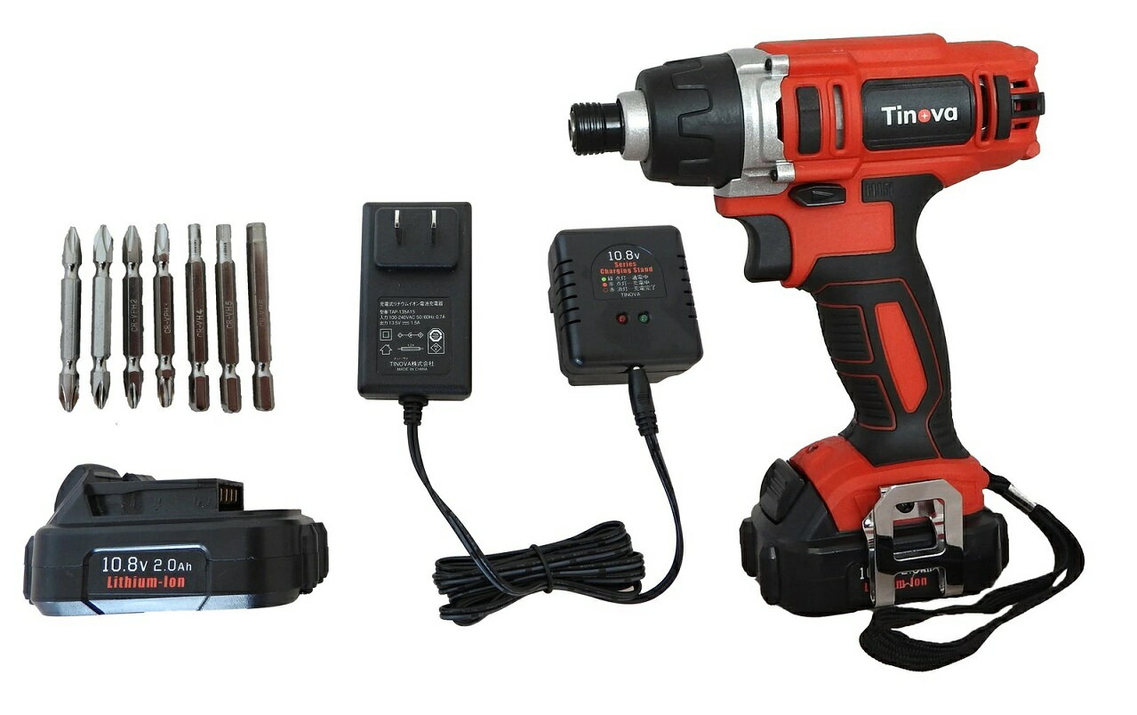 【楽天市場】TINOVA TINOVA 10.8V充電式インパクトドライバー TID-108 | 価格比較 - 商品価格ナビ