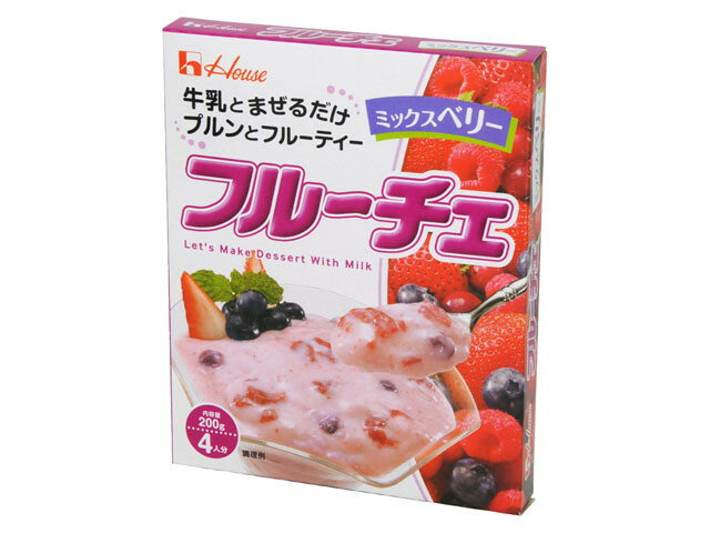 楽天市場】ハウス食品 ハウス フルーチェ ミックスベリー 200g | 価格