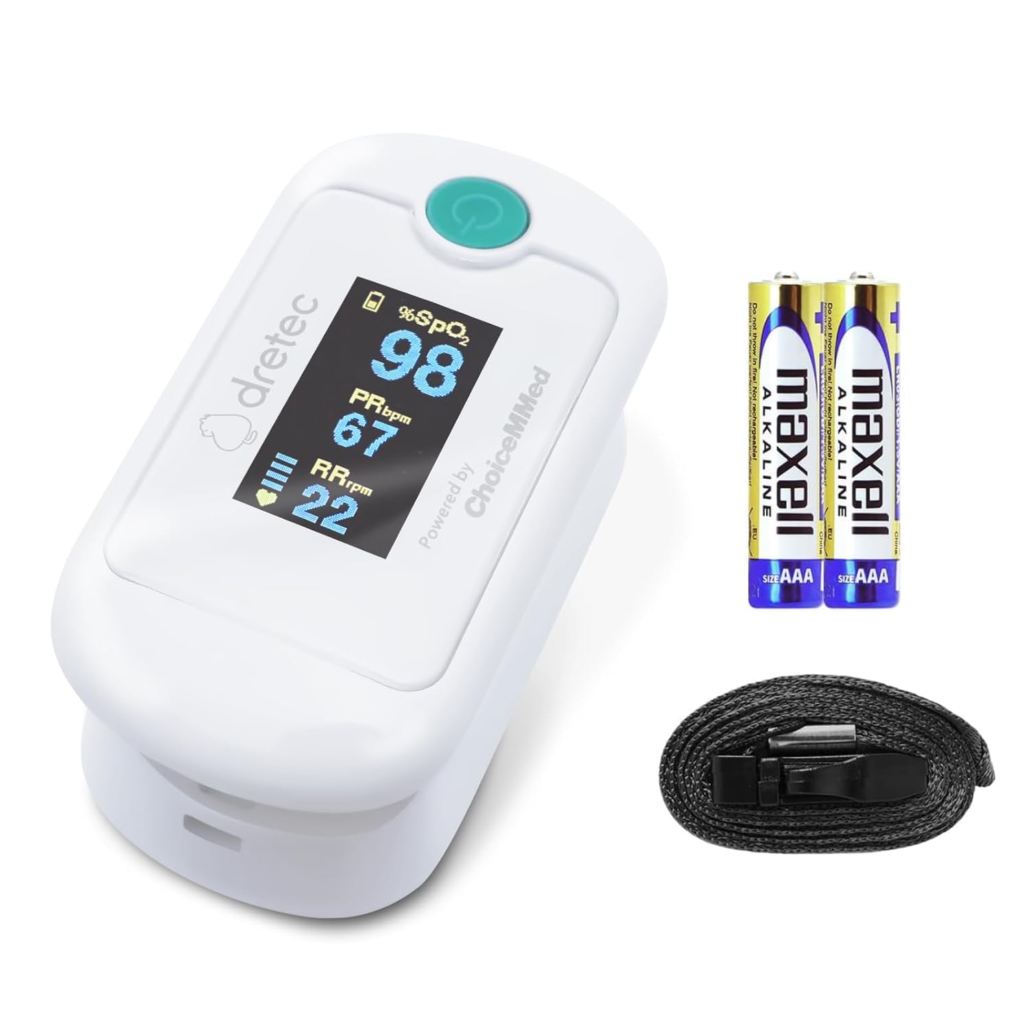 【楽天市場】ドリテック ドリテック パルスオキシメーター OX-105WT ホワイト | 価格比較 - 商品価格ナビ