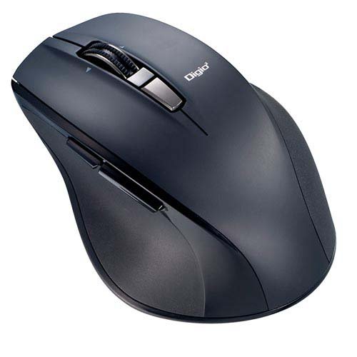 【楽天市場】ナカバヤシ Digio2 Bluetooth 高速スクロール静音マウス 5ボタン／BlueLED MUS-BKF165NBK(1個 ...