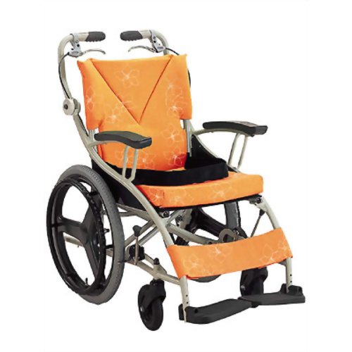 【楽天市場】カワムラサイクル 歩行車いす 18インチ 花柄オレンジ AY18-38 | 価格比較 - 商品価格ナビ