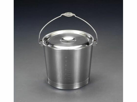 【楽天市場】エスコ エスコ ESCO 15L バケツ・ふた付 ステンレス製 EA508S-13 | 価格比較 - 商品価格ナビ