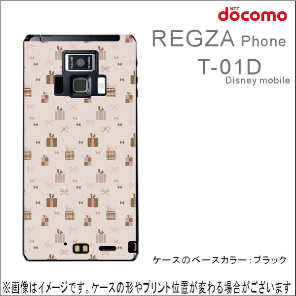 【楽天市場】docomo REGZA Phone T-01D/Disney mobile F-08D専用 プリントケース(ブラックベース ...