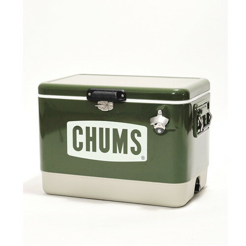 【楽天市場】ランドウェル チャムス スチール クーラーボックス 54L CHUMS Steel Cooler Box オリーブ CH62-1802 Olive | 価格比較 - 商品価格ナビ