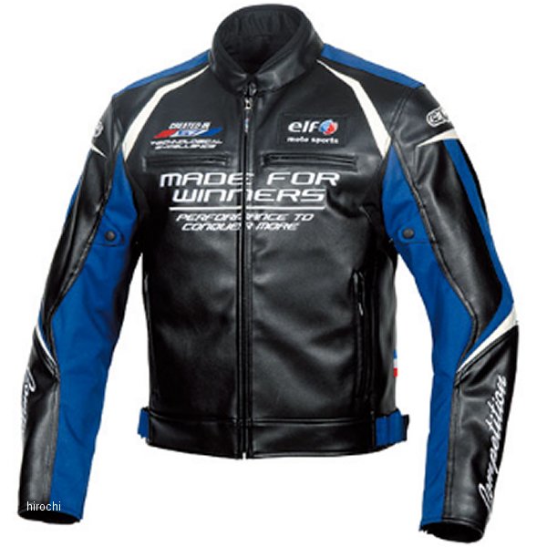 【楽天市場】フラッグシップ ELF エルフ フラッグシップ elf EL-9243 Evoluzione PU Leather Jacket エヴォルツィオーネPUレザージャケット Blue ...