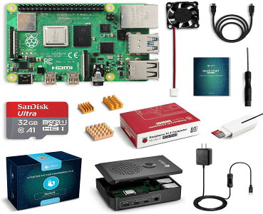 【楽天市場】三好倉庫 LABISTS Raspberry Pi 4 Model B スターターキット MicroSDHCカード32G | 価格 ...