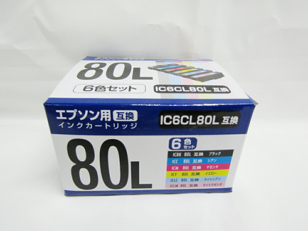 【楽天市場】PPC PPC エプソン用 IC6CL80L互換 インクカートリッジ 6色セット PP-EIC80L-6P | 価格比較 - 商品価格ナビ