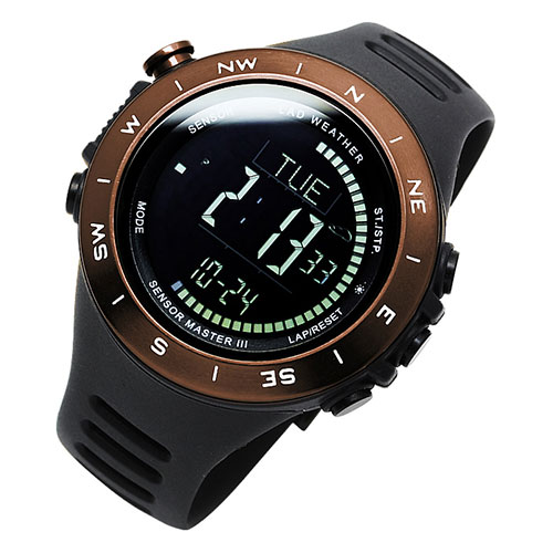 【楽天市場】クラージュ LAD WEATHER SENSOR MASTER III ブラウン×反転液晶 lad024br-bk | 価格比較 ...