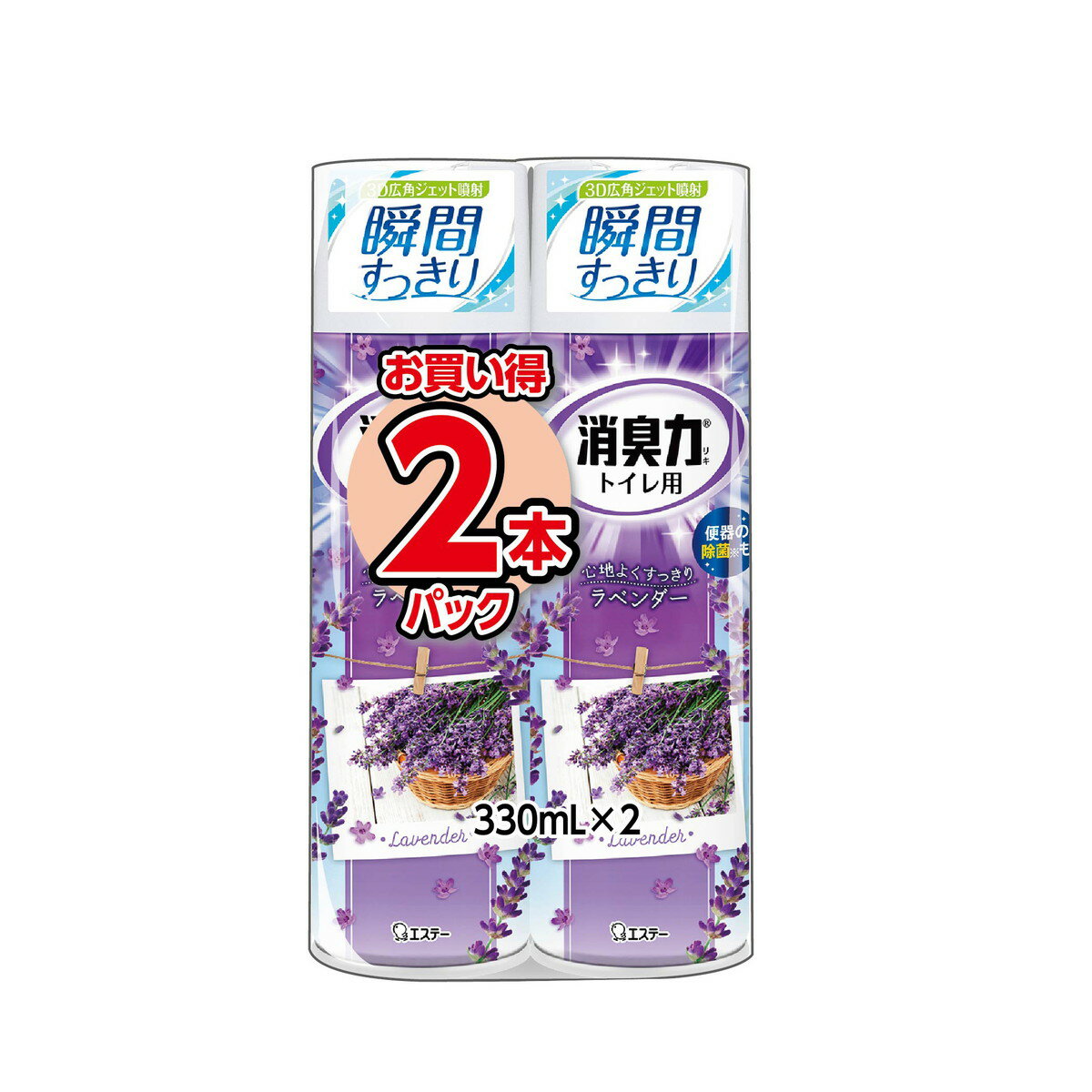 【楽天市場】エステー トイレの力SP ラベンダー 330ml 2P | 価格比較 - 商品価格ナビ
