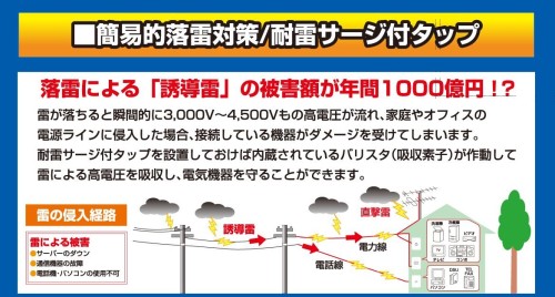 【楽天市場】朝日電器 エルパ(ELPA) LEDランプスイッチ付タップ 耐雷サージ機能付 上挿し 4個口 2m WLS-LU420MB(W)(1コ入) | 価格比較 - 商品価格ナビ