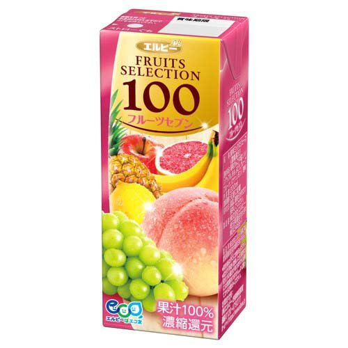 【楽天市場】エルビー FRUITS SELECTION フルーツセブン100(200ml*24本入) | 価格比較 - 商品価格ナビ
