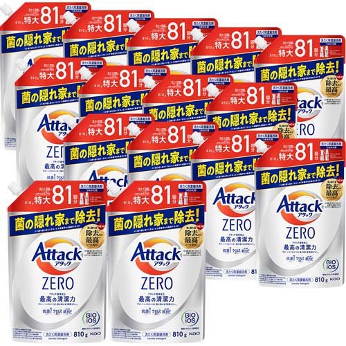 【楽天市場】花王 アタックZERO 洗濯洗剤 大スパウト 詰替 梱販売用(810g*15個入) | 価格比較 - 商品価格ナビ