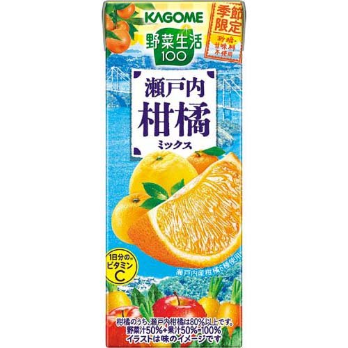 【楽天市場】カゴメ 野菜生活100 瀬戸内柑橘ミックス(195ml*24本入) | 価格比較 - 商品価格ナビ