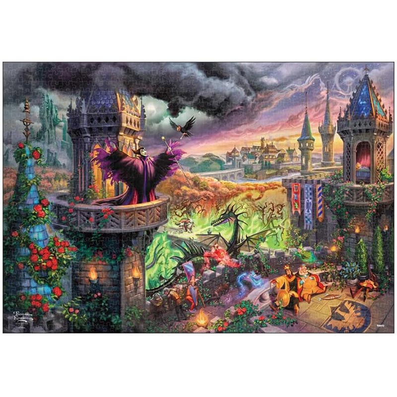 【楽天市場】テンヨー テンヨー｜Tenyo ジグソーパズル D-1000-856 Maleficent | 価格比較 - 商品価格ナビ