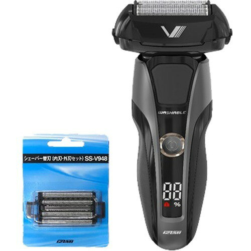 【楽天市場】マクセルイズミ イズミ 5枚刃往復式シェーバー IZF-V948-K-EA(1台) | 価格比較 - 商品価格ナビ