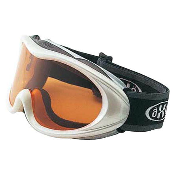 【楽天市場】アックス アックス スキーゴーグル 男性用エントリーモデル AX460-ST ホワイト×オレンジ #AX460ST AXE ...