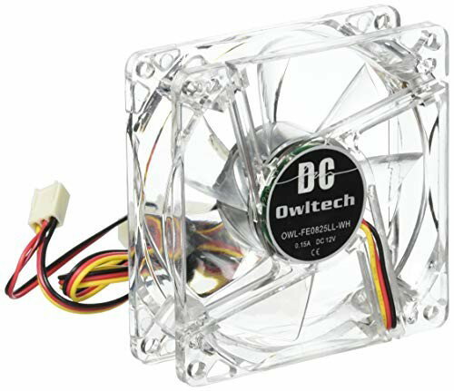 【楽天市場】オウルテック OWLTECH｜オウルテック ケースファン 80mm / 1600RPM LEDファン 25mm厚 OWL-FE0825LL-WH ホワイト | 価格比較 - 商品価格ナビ