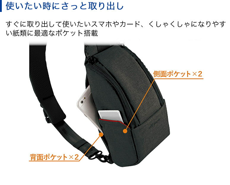 【楽天市場】エレコム エレコム off toco カメラボディバッグ ブラック DGB-S040BK(1個) | 価格比較 - 商品価格ナビ