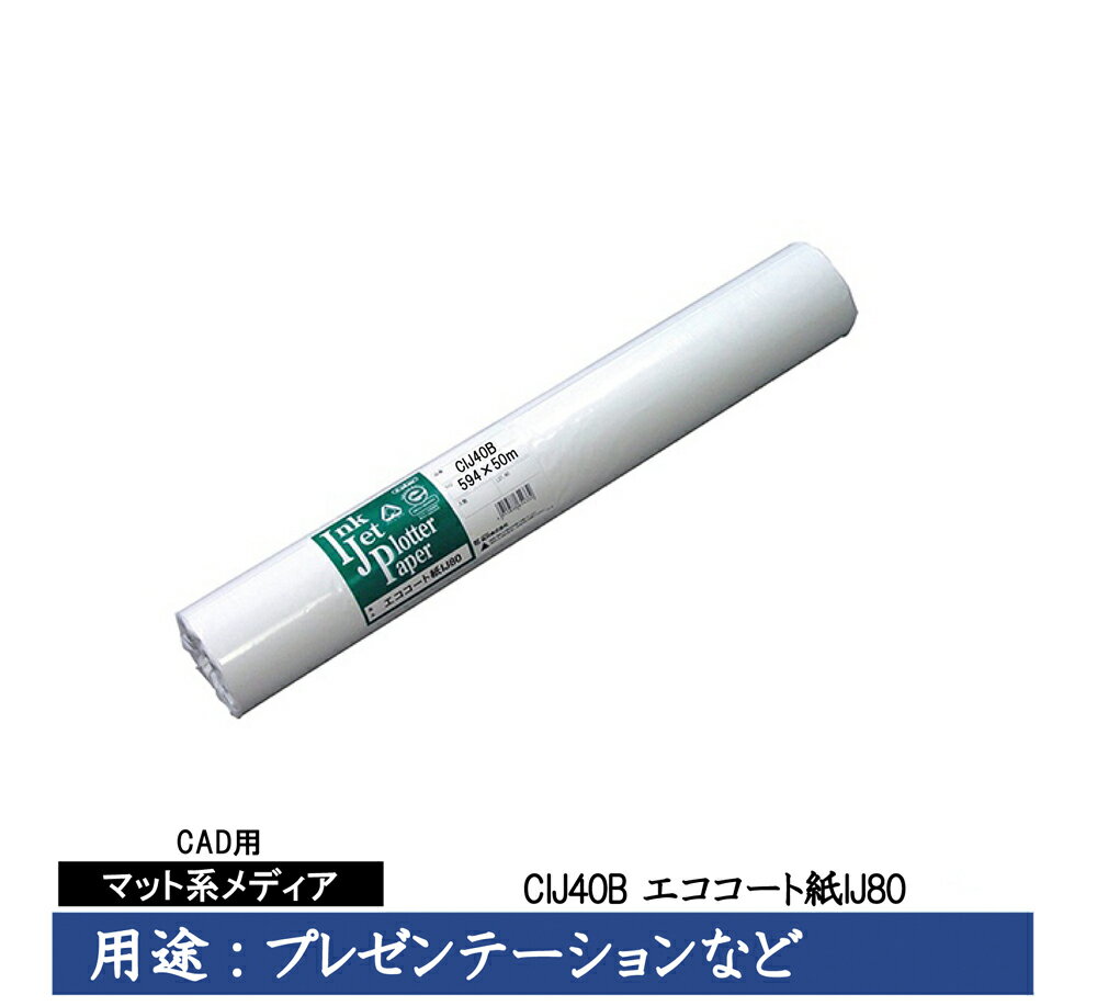 【楽天市場】桜井 桜井 CIJ40B エココート紙IJ80 594X50M | 価格比較 - 商品価格ナビ