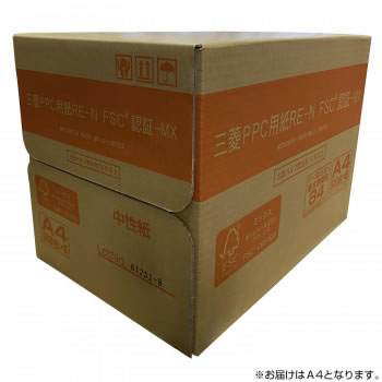 【楽天市場】三菱製紙 オストリッチダイヤ 三菱PPC用紙 RE-N FSC認証-MX A4 500枚包5冊入1箱 フ-071RN | 価格比較 - 商品価格ナビ