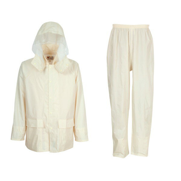 【楽天市場】カジメイク カジメイク｜KAJIMEIKU カジメイク 3308 レインタックコート上下メッシュ アイボリー 3L 330873L | 価格比較 - 商品価格ナビ