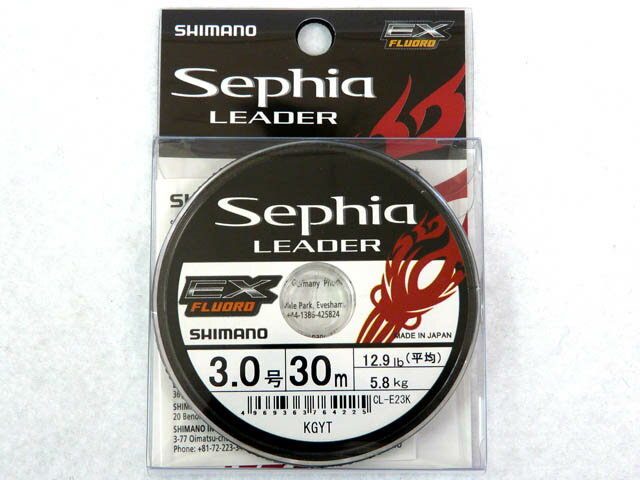 【楽天市場】シマノ シマノ SHIMANO CL-E23K Sephia leader EX Fluoro 30m 1.5号 クリア CL-E23K クリア 1.5ゴウ | 価格比較 - 商品価格ナビ