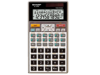 【楽天市場】シャープ SHARP ピタゴラス 学校教育用関数電卓 プログラム機能付 EL-566E | 価格比較 - 商品価格ナビ