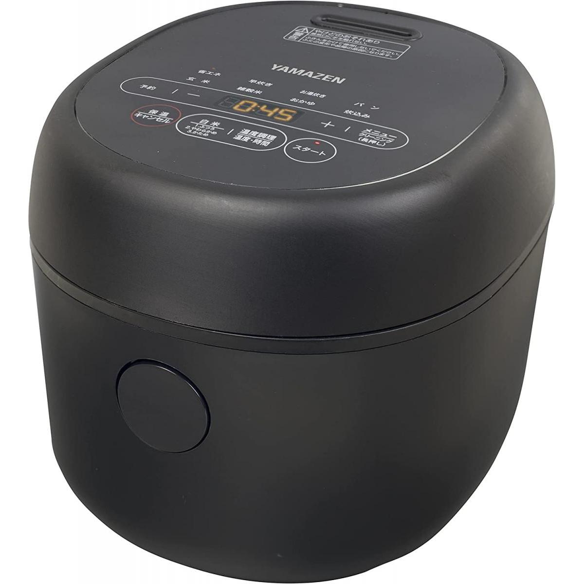 【楽天市場】山善 YJR-M05-B YAMAZEN マイコン炊飯器 3合炊き ブラック | 価格比較 - 商品価格ナビ