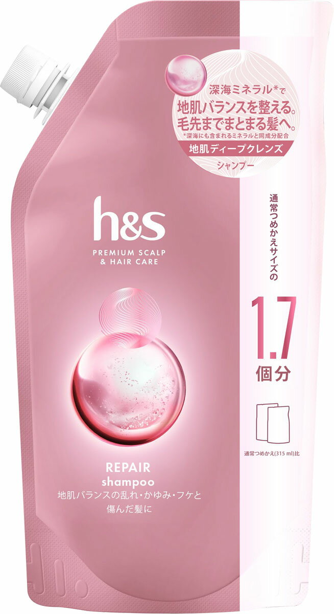 【楽天市場】P&Gジャパン(同) h&s リペア シャンプー つめかえ特大サイズ 550ml | 価格比較 - 商品価格ナビ