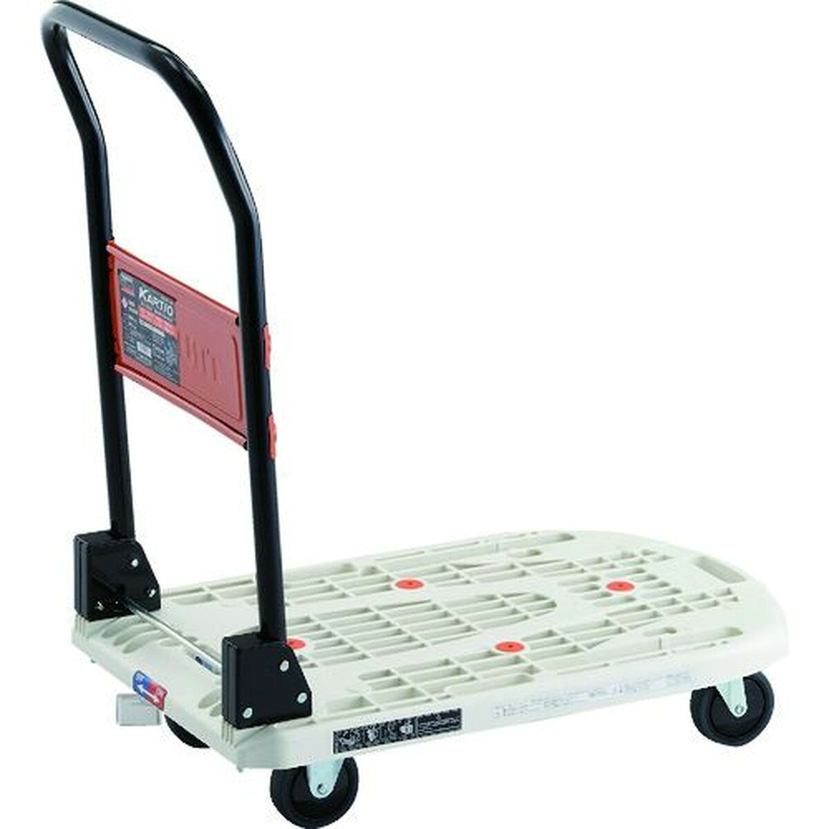 【楽天市場】トラスコ中山 トラスコ中山 TRUSCO 樹脂台車 カルティオ 折畳 780X490 白 樹脂ストッパー付 MPK-720-W-JS | 価格比較 - 商品価格ナビ