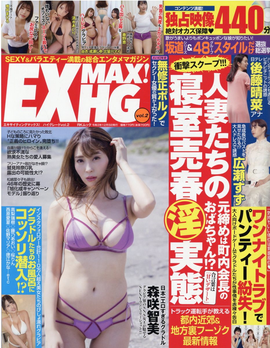 【楽天市場】EX MAX！ HG vol．2/楽楽出版 | 価格比較 - 商品価格ナビ