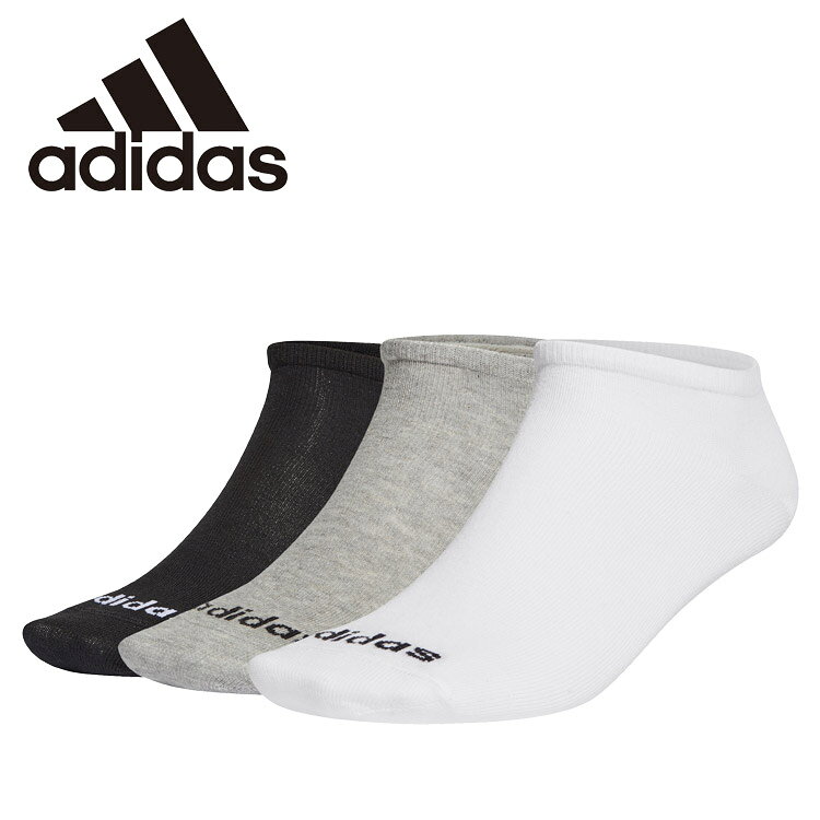 【楽天市場】adidas ノーショー ソックス 3足組 GE6137 22-24cm | 価格比較 - 商品価格ナビ