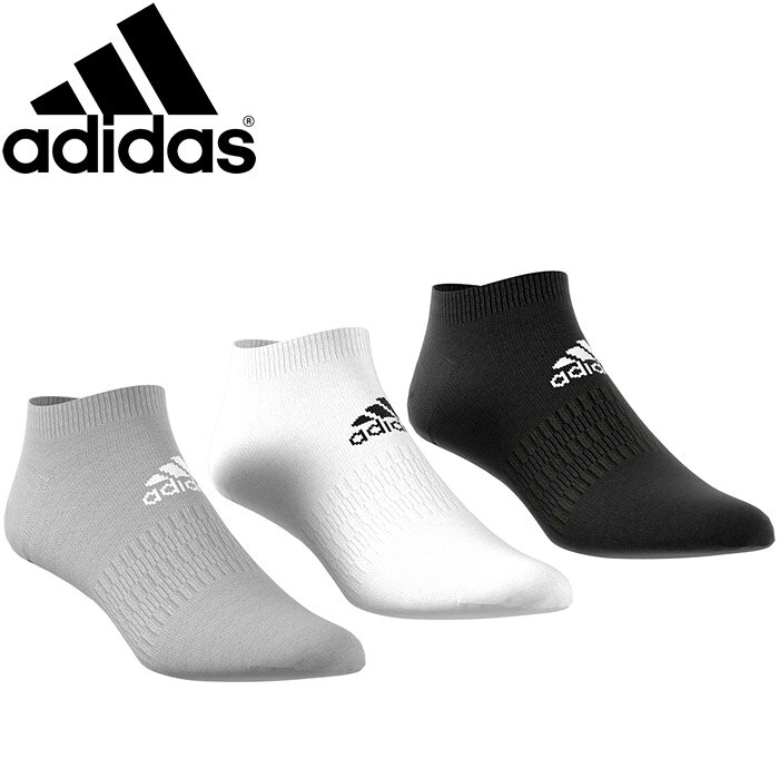 【楽天市場】adidas ローカットソックス 3足組 (Low-Cut Socks 3 Pairs) DZ9400 14-15cm | 価格 ...