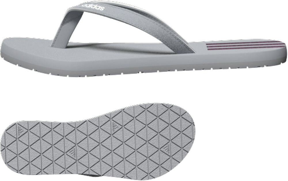 【楽天市場】adidas レディース サンダル EASY FLP SANDAL ハローシルバー/イリデセント/フットウェアホワイト DBD72 ...