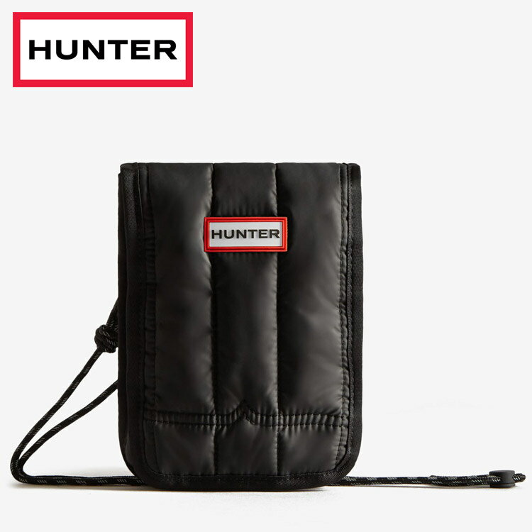 【楽天市場】HUNTER ハンター INTREPID PUFFER ESSENTIAL PHONE POUCH ONE SIZE BLACK ...