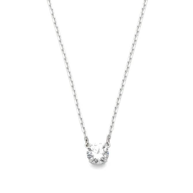 【楽天市場】スワロフスキー SWAROVSKI アトラクトラウンドネックレス シルバー5408442 ATTRACT ROUND ...