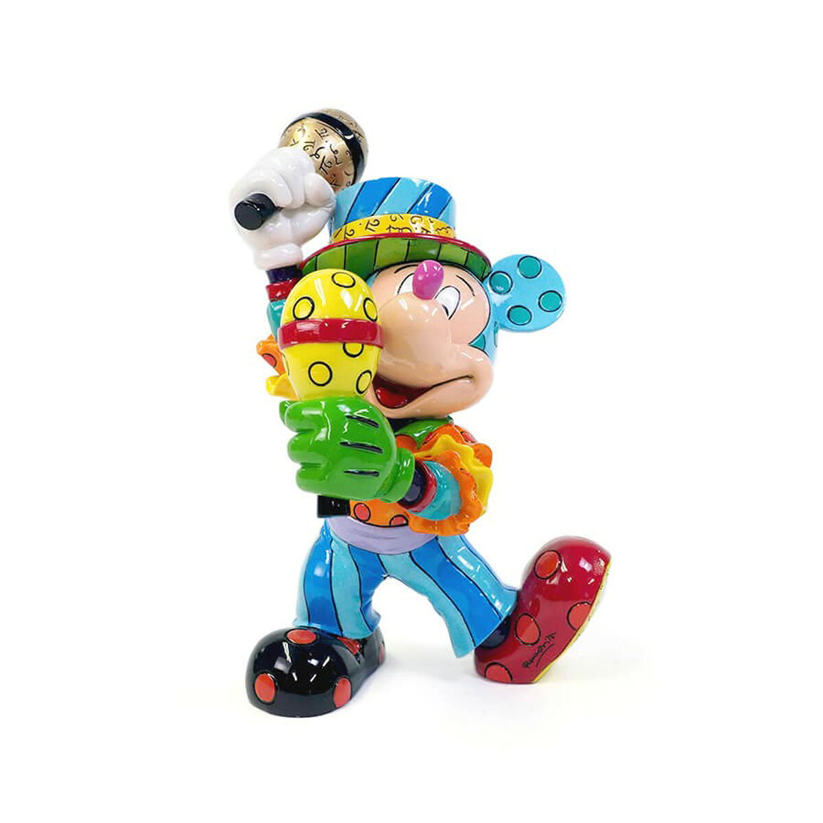 【楽天市場】Enesco Disney by Britto Mickey Mouse Samba Figurine 9.5-Inch | 価格 ...
