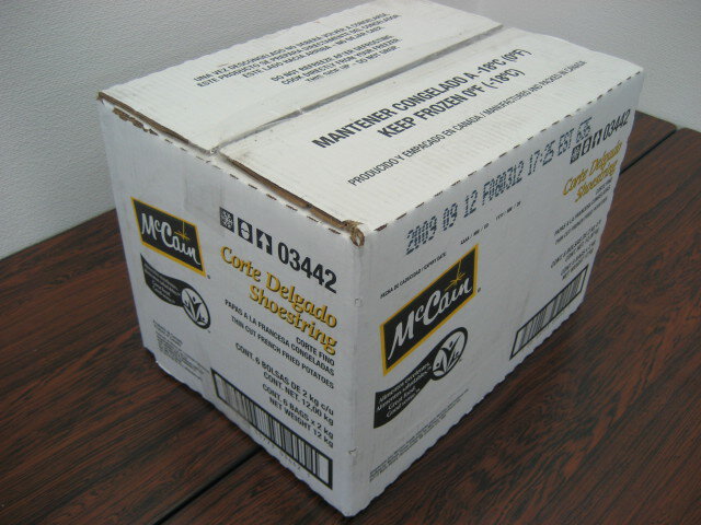 【楽天市場】日本マッケインフーズ クラブパックシューストリング 2Kgx6 | 価格比較 - 商品価格ナビ