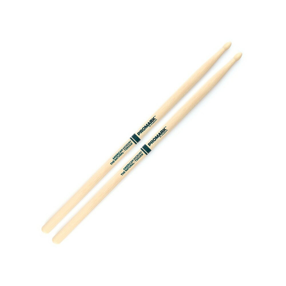 【楽天市場】プロマーク ドラムスティック TXR5AW PROMARK Hickory 5A ""The Natural"" Wood Tip ...