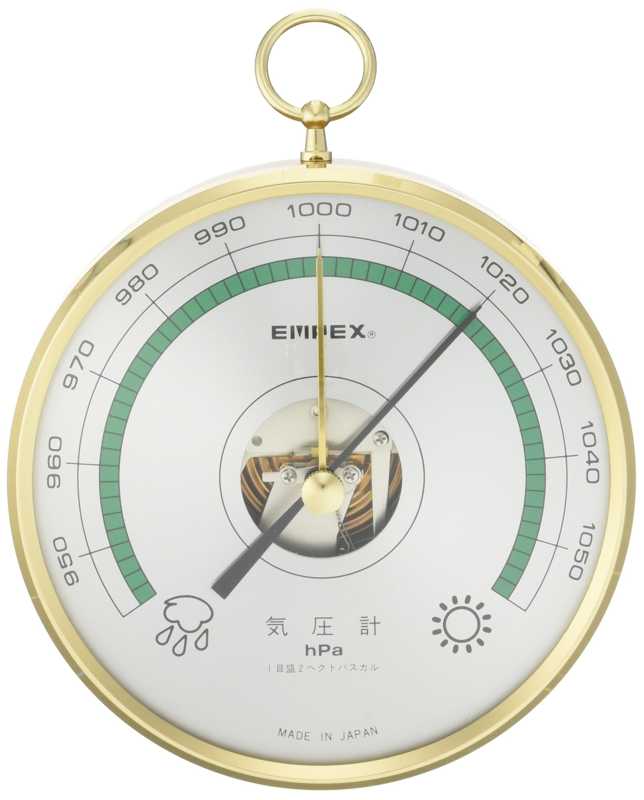 【楽天市場】EMPEX エンペックス BAROMETER バロメーター 予報官 気圧計 BA-654 | 価格比較 - 商品価格ナビ