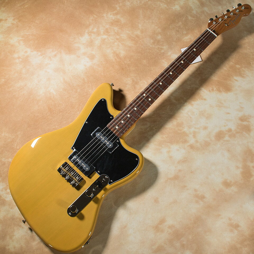 【楽天市場】Fender Limited Mahogany Offset Telecaster P90 Yellow Trans Made ...