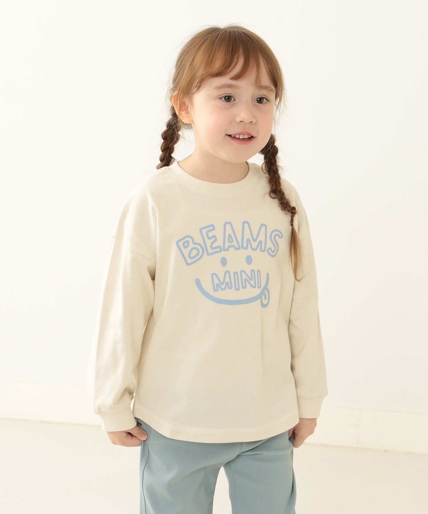 【楽天市場】BEAMS mini / スマイルロゴ ロングスリーブ ビッグT(90~130cm) | 価格比較 - 商品価格ナビ